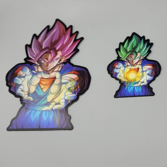 Wall Decor | Dragon Ball Holographic Lenticular Anime Decals Waterproof ...